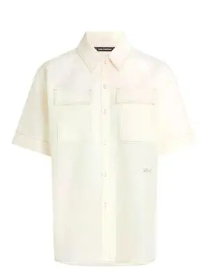 Karl Lagerfeld Short-sleeved Shirt - Neutrals