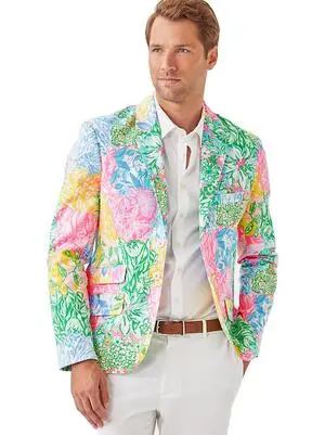 Lilly Pulitzer® Flagler Blazer Multi Bright Delight Patch