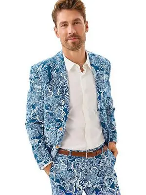 Lilly Pulitzer® Flagler Blazer Starlight Navy Unforgettable