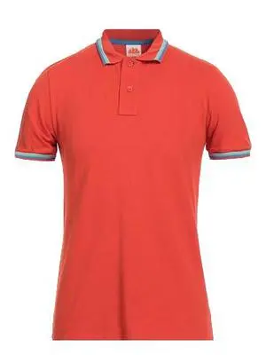 Sundek Polo Shirt Size Cotton, Elastane - Red