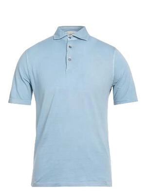 FILIPPO DE LAURENTIIS Polo Shirt Size Cotton - Blue