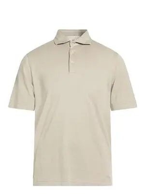 FILIPPO DE LAURENTIIS Man Polo Shirt Off White Size 40 Cotton Grey