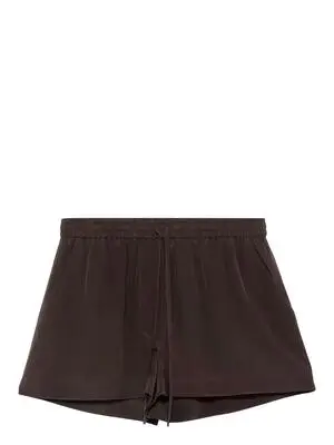 P.a.r.o.s.h Silk Shorts - Brown