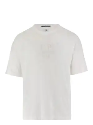 C.P. COMPANY Cotton T-shirt - Neutrals