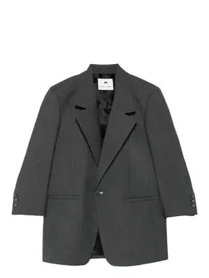 MARINE SERRE Tailored Blazer - Grey