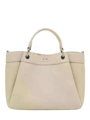 Armani Exchange Logo-stamp Tote - Neutrals
