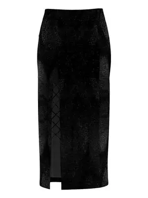 MARGHERITA MACCAPANI Maccapani Scio Midi Skirt Black