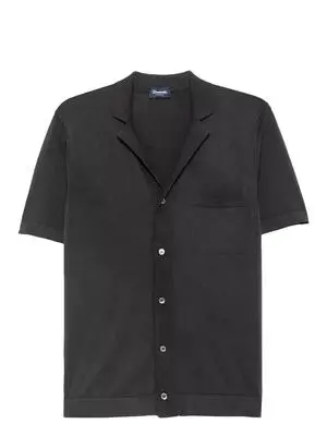 DRUMOHR Ribbed Shirt - Black