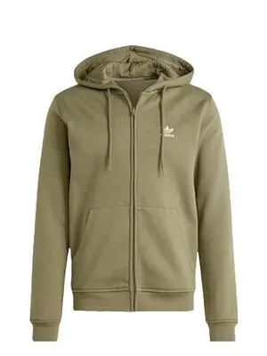 Adidas Trefoil Essentials Fullzip Hoodie - Olive Strata