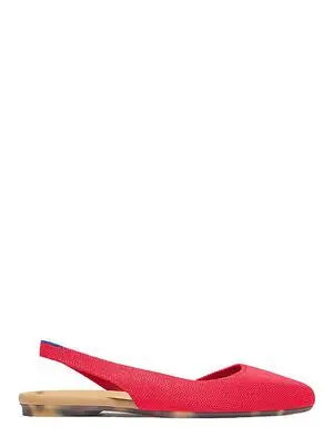 Rothy's The Almond Slingback Flats Red