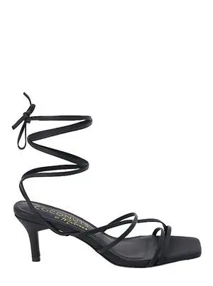 Matisse Coconuts By Matisse Lilly Ankle-wrap Kitten Heels Black