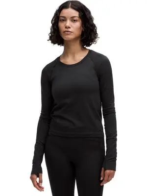 Lululemon Swiftly Tech Long-sleeve Shirt 2.0 Waist Length - Black