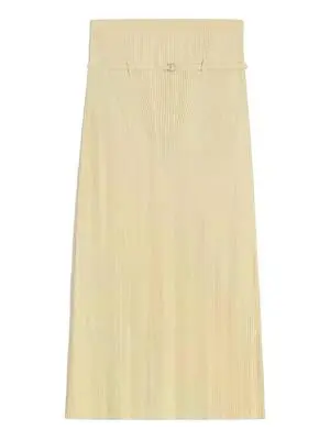 Apparis Judd Ribbed Skirt - Neutrals