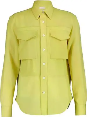 Alexander McQueen Wool Shirt - Yellow