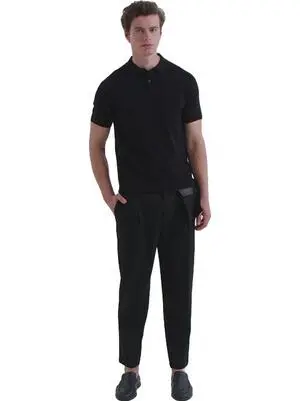 Rudsak Kurk Knit Polo - Black