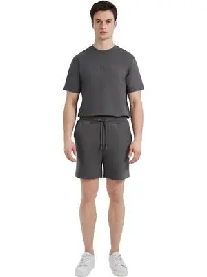 Rudsak Double Jersey Shorts - Black / White / Pink / Gray