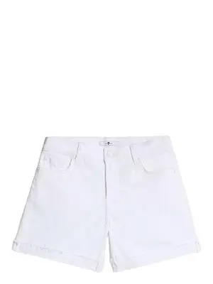 7 For All Mankind Mid Roll Short - Neutral / White