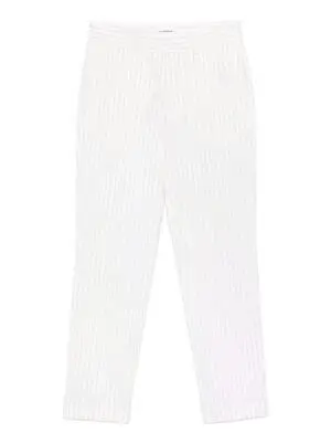 P.a.r.o.s.h Striped Trousers - White