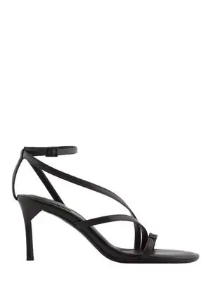 Armani Exchange Multi-strap Sandals - Black