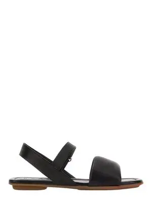Hogan Hogan Leather Sandals Black