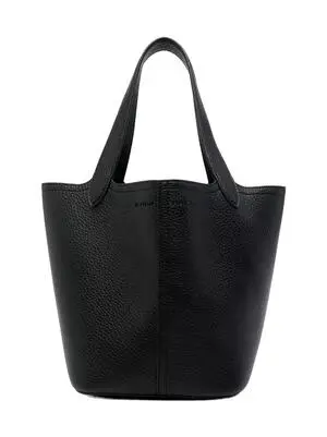 Elisabetta Franchi Small Logo-charm Tote Bag - Black