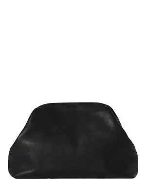 THE ROW Mira Clutch - Black