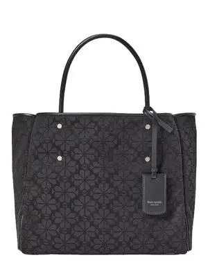 Kate Spade New York Spade Flower Jacquard Tote - Black Multi.