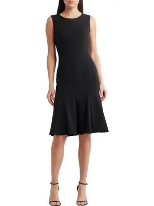 Black Halo Kashton Sleeveless Sheath Dress - Black