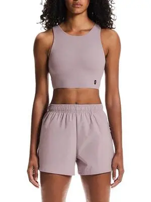 On On Core 2-in-1 Cropped Tank Top Heron