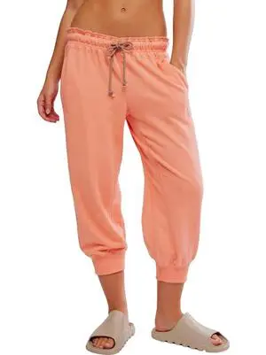 Free People Free People FP Movement Flutter Crop Joggers Fruit Punch