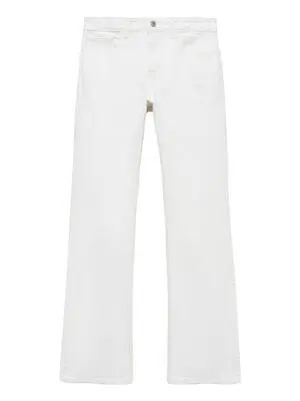 MANGO MANGO Fiona Mid-Rise Flare Jeans