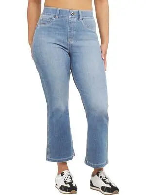 Spanx Everywear Kick Flare Jeans - Stonewashed Blue