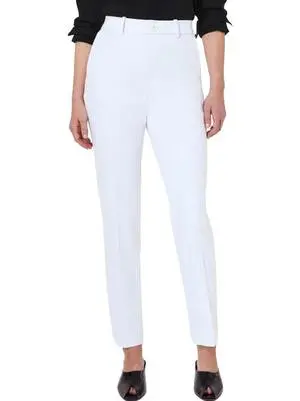 Spanx Super Smooth™ Stretch Twill Straight Leg Pant - Classic White