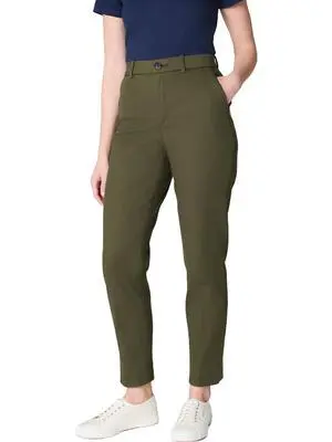 Spanx Super Smooth™ Stretch Twill Straight Leg Pant - Dark Pine