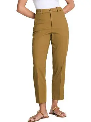 Spanx Super Smooth™ Stretch Twill Straight Leg Pant - Flax