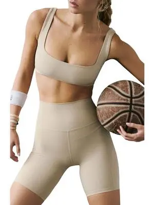 Free People Fp Movement Epic Mini Bra Tan