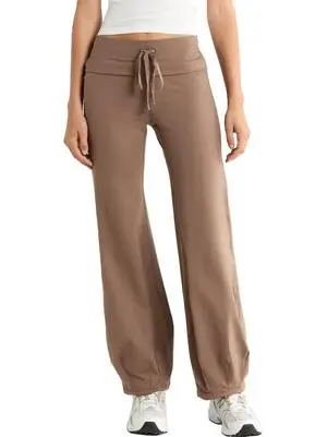 Free People Free People Movement Quick Step Drawstring Flare Pants Sandstorm