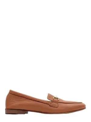 FOREVER & ALWAYS SHOES Rory Leather Loafer - Orange Leather