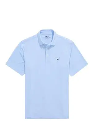 Vineyard Vines Sankaty Performance Polo - Anchors Blue Depth