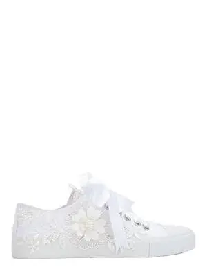 FOREVER & ALWAYS SHOES Peyton Bridal Sneakers - White