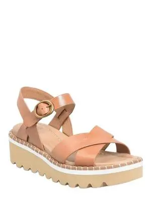 SOFFT Ruthie Platform Wedge Sandals - Luggage