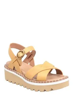 SOFFT Söfft Ruthie Platform Wedge Sandals Sunshine Yellow