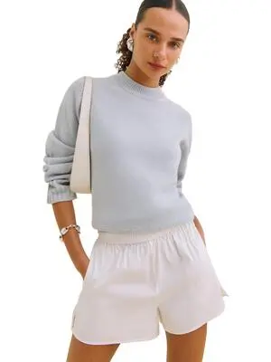 REFORMATION Miles Short Ivory