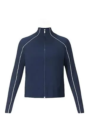 Sweaty Betty Anytime Explorer Zip-up Jacket - Navy Blue