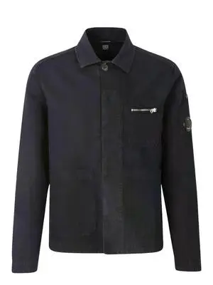 C.P. COMPANY Twill Shirt Jacket - Blue