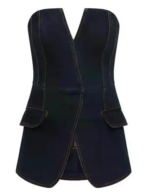 Rebecca Vallance Aviator Top - Blue