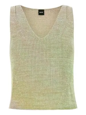 BOSS Mélange-effect Tank - Neutrals