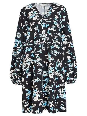 Stine Goya Ibticeme Printed Cloqué Mini Dress - Black