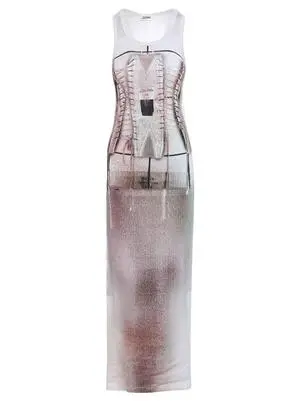 Jean Paul Gaultier Corset Dress - White