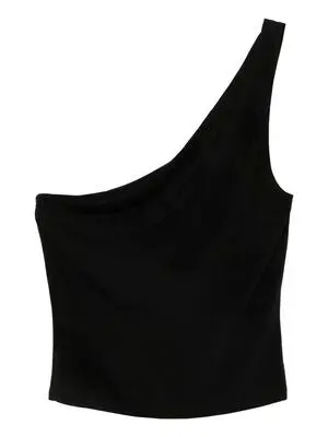 REFORMATION Maddie One-shoulder Top - Black